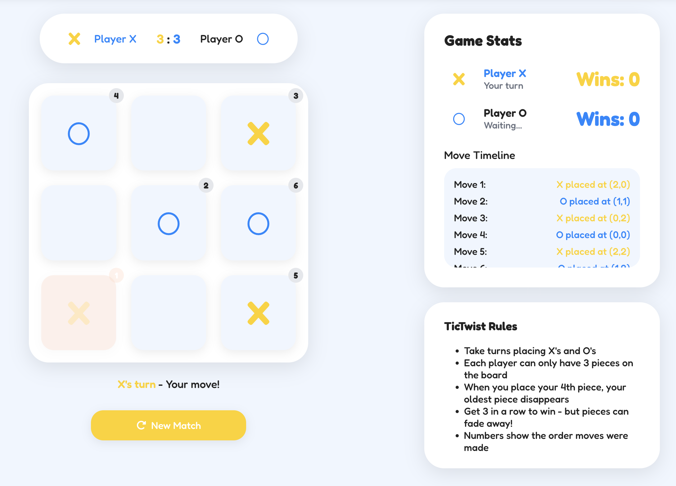 TicTwist – Tic-Tac-Toe Reimagined | Play Free Online Game